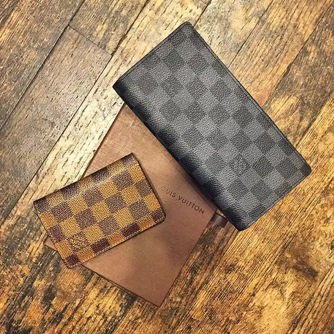 Louis Vuitton wallets that have likely seen more exclusive restaurants than most food critics, now waiting for their next adventure.