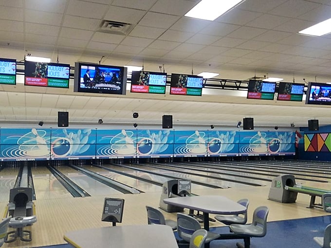 Capitol Bowl offers more than just strikes and spares – it's a community gathering spot where generations connect over friendly competition.