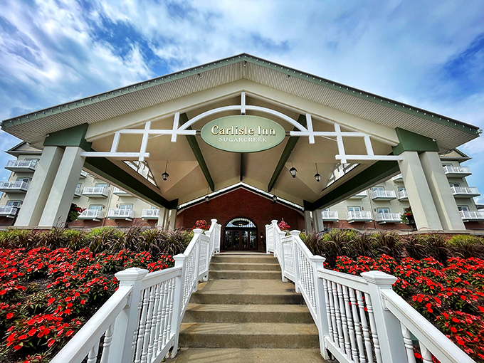 Hotel elegance meets small-town warmth in a combination that feels both sophisticated and wonderfully welcoming.