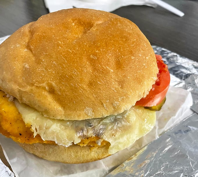 This breakfast sandwich doesn't just start your day – it launches it into the stratosphere of satisfaction.