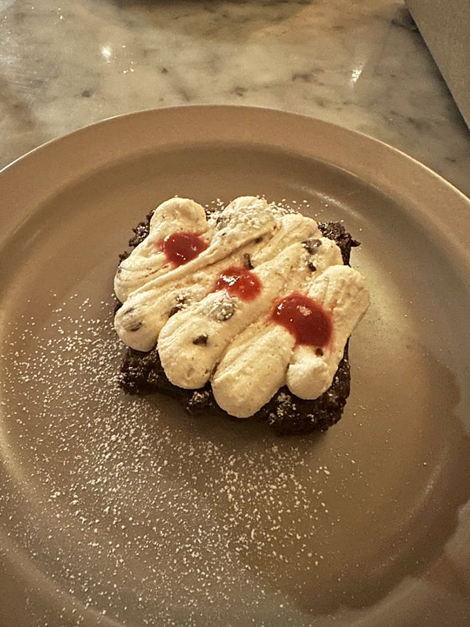 A chocolate dessert that's both rustic and refined – the culinary equivalent of wearing diamonds with your favorite jeans.