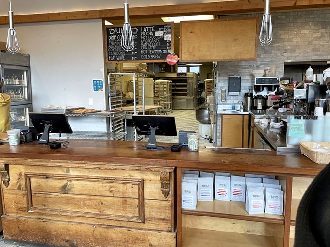 Where the magic happens – a counter that's witnessed countless "I'll just get one thing" promises crumble into joyful submission.