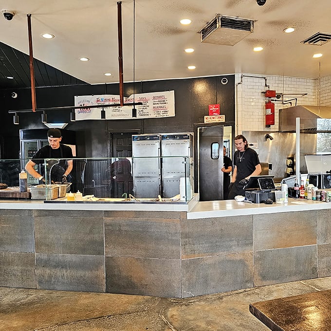 Where meat dreams become reality. These folks behind the counter aren't just staff—they're keepers of the flame and guardians of tradition.
