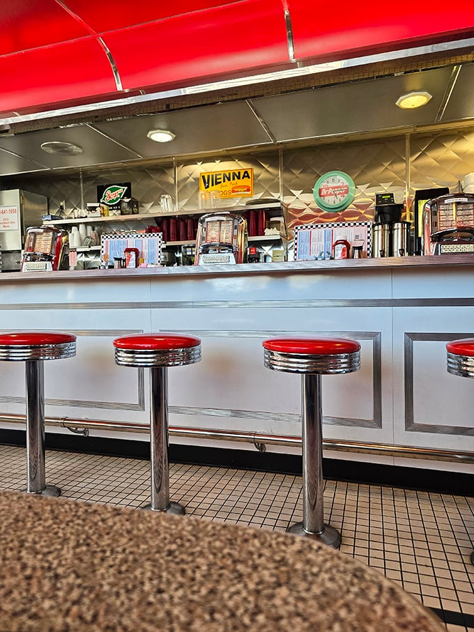 These counter seats have witnessed first dates, business deals, and countless "I shouldn't, but I will" dessert decisions over the years.