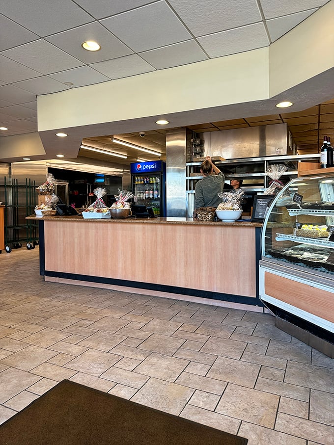 Where the magic happens—the counter area showcasing Italian treasures that will soon transform someone's ordinary day into an extraordinary meal.