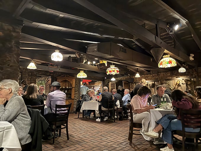 The dining room hums with the satisfied murmurs of patrons experiencing what might be the highlight of their week.