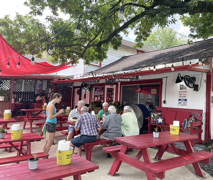 Multi-generational dining at its finest—where grandparents introduce youngsters to the burger joint they've loved since bell-bottoms were first in style.