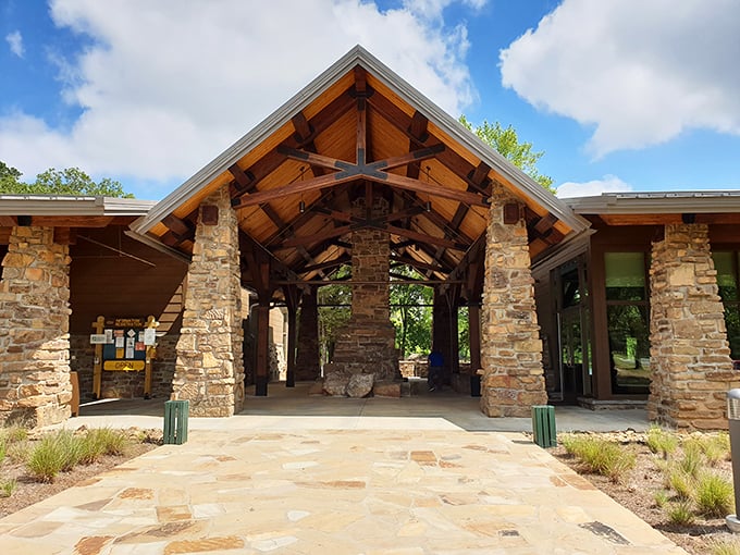 The visitor center doesn't just welcome you – it introduces you to a mountain that's been perfecting its hospitality for millions of years.