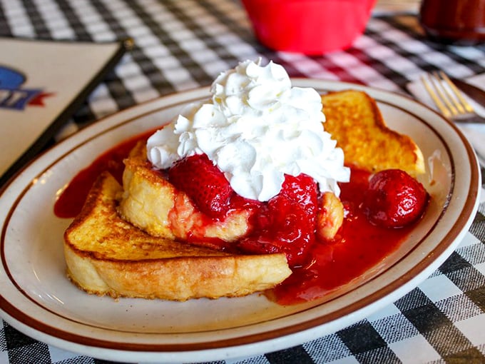 French toast that makes you wonder why you ever settled for the frozen stuff – this is the real deal.