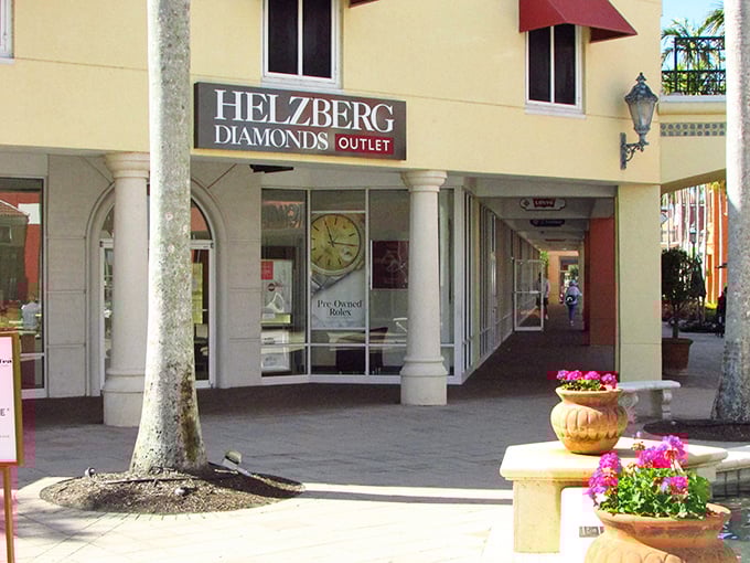 Helzberg Diamonds proves outlet shopping isn't just about t-shirts and sneakers—sometimes it's about sparkling treasures that don't require a second mortgage.