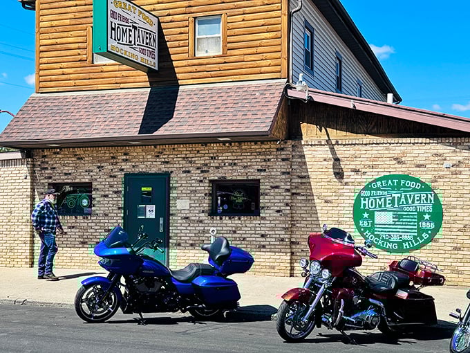 Home Tavern stands as a testament to Logan's authenticity – where motorcycles park outside and comfort food awaits within.