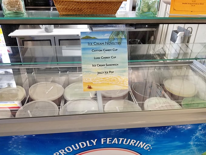 Ice cream novelties await those wise enough to save room – because the only thing better than seafood by the water is following it with something sweet.