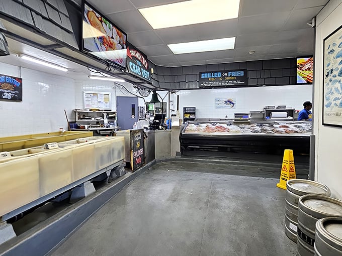 Another angle reveals more treasures – it's like a museum where you can eat all the exhibits.