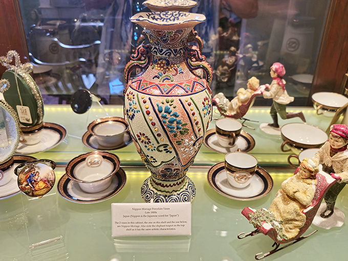 This Japanese porcelain vase doesn't just hold flowers—it tells stories of artistic exchange between East and West that predate our Amazon Prime deliveries.