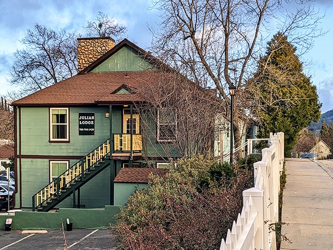 Julian Lodge offers mountain charm without sacrificing comfort – like staying at your stylish friend's cabin, if your friend lived in 1890.