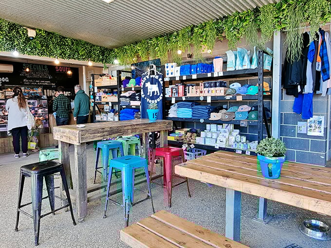 The merchandise shop ensures you'll never forget your visit – or let anyone else forget you visited, either.