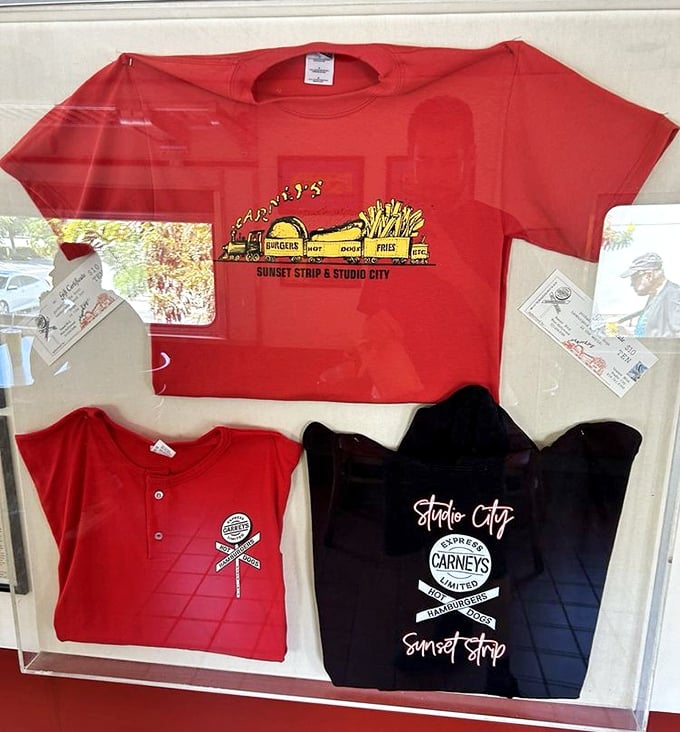 Carney's merch lets you take the experience home—because sometimes wearing a train-shaped restaurant on your chest is the ultimate LA fashion statement.