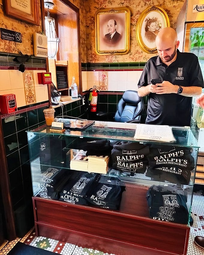 Take a piece of culinary history home. Ralph's merchandise lets you extend the experience beyond your meal—and makes for enviable kitchen attire.