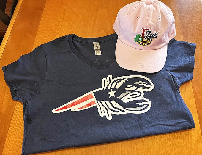 Wear your seafood allegiance proudly! This merch lets you take a piece of New England home, even if you're heading back to Kansas.