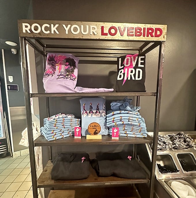 "Rock Your LoveBird" isn't just merchandise—it's a lifestyle statement that says "Yes, I'm passionate about poultry."