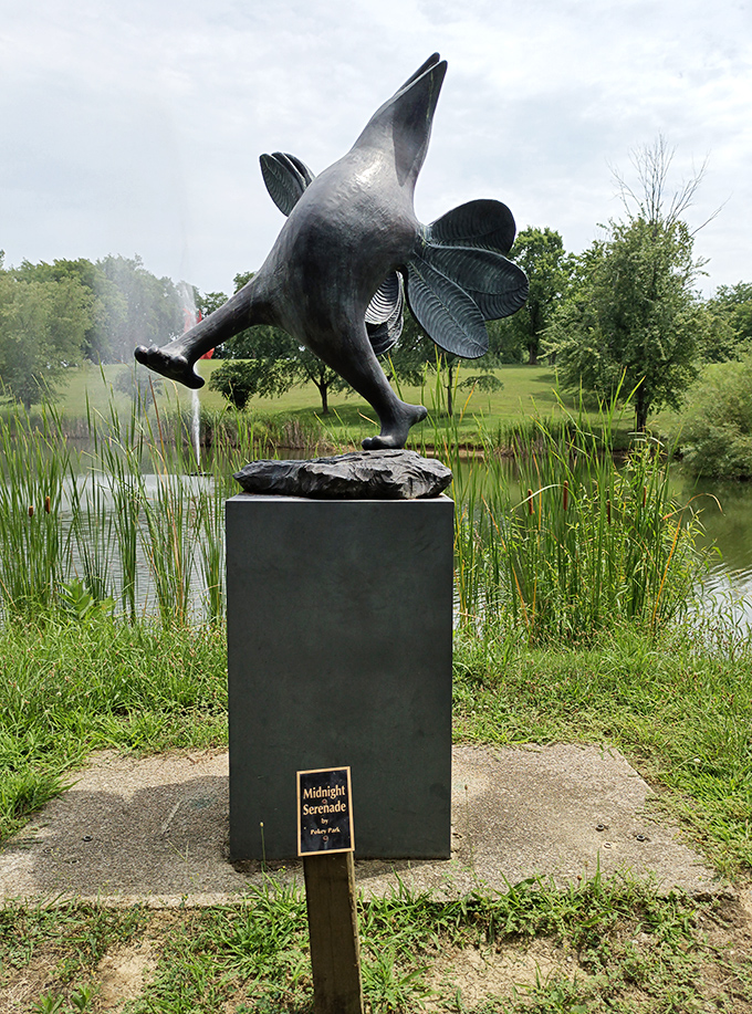 Midnight Serenade features a fish that appears to be singing—proof that art, like karaoke, is best when it makes you smile while questioning reality.