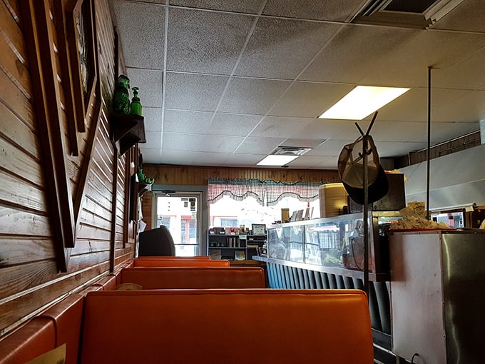 Another view of the classic diner interior—where conversations flow as freely as the coffee, and nobody's checking their phone instead of enjoying company.