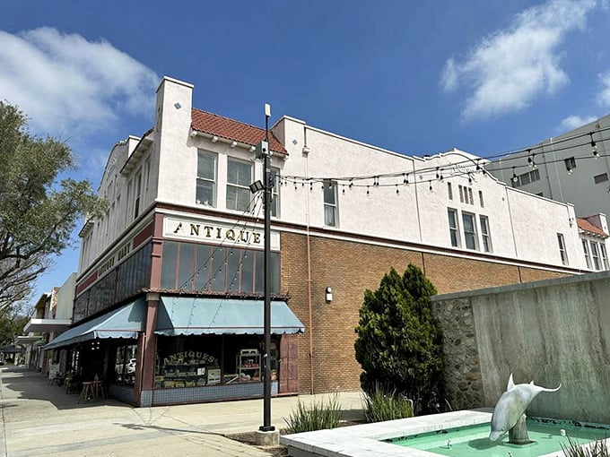 The building's classic architecture perfectly frames this antique wonderland that's become Pomona's hidden treasure trove.