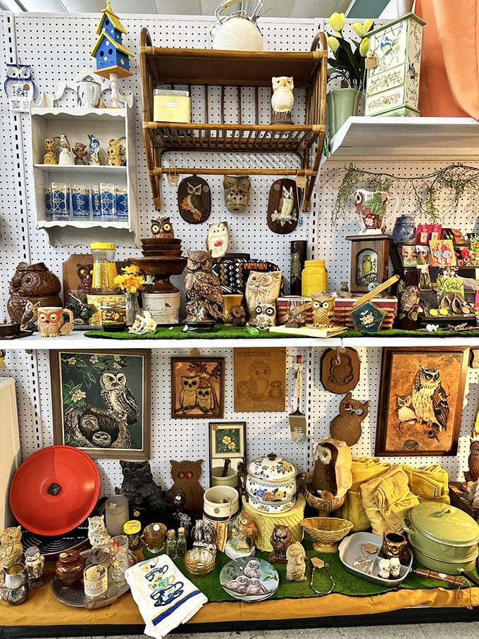 The owl collection proves that before they became dorm room décor, these wise birds were the avian mascots of 1970s home design.