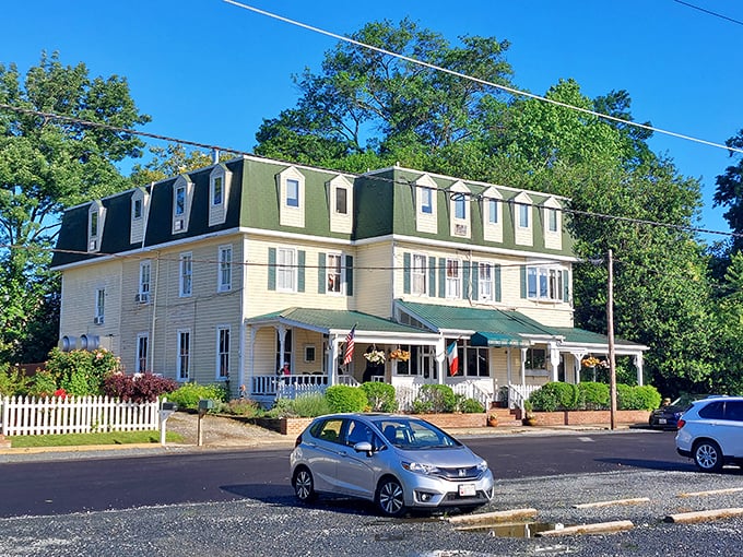 The Oxford Inn stands as a testament to timeless hospitality. Its classic Eastern Shore architecture and welcoming porch invite you to slow down and stay awhile.