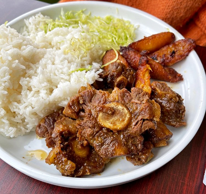 This isn't just oxtail—it's a masterclass in patience and flavor, where meat surrenders to slow cooking until it practically leaps off the bone.