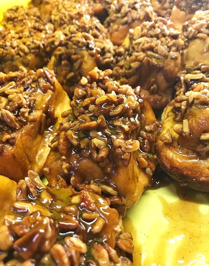 These pecan rolls are what breakfast dreams are made of—sticky, nutty, caramelized perfection that makes you want to hoard them like a squirrel.
