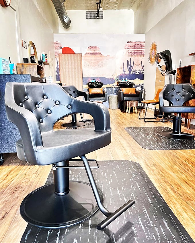 Modern amenities like stylish salons ensure retirees don't have to sacrifice services when choosing this affordable small town.