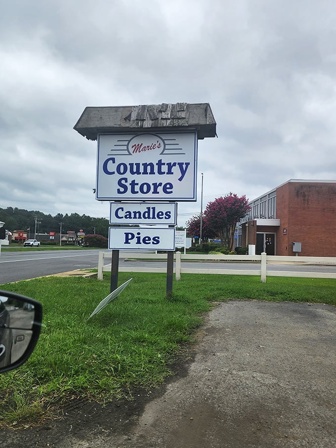 Beyond the diner, Marie's Country Store offers candles and pies—because when you've mastered comfort food, why not expand the empire?
