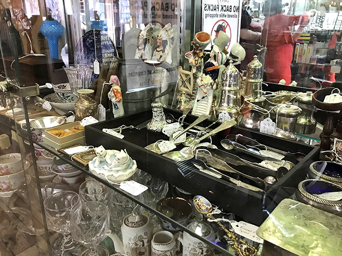 Silverware that's hosted more family dinners than a Norman Rockwell painting, still gleaming with possibility.