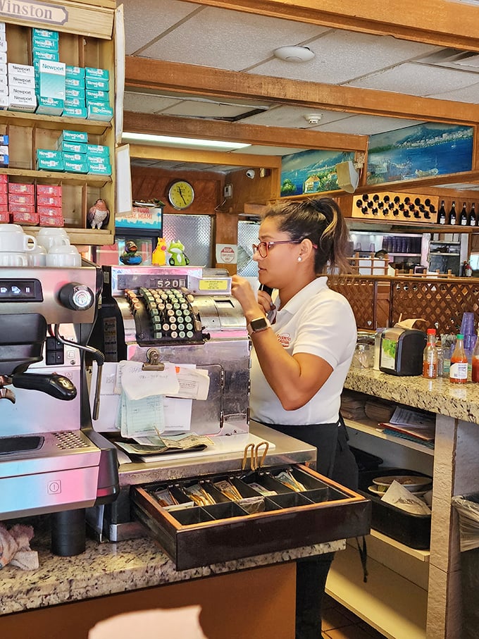 The cash register has seen it all—first dates, family celebrations, and tourists having their Cuban food epiphanies, one bill at a time.