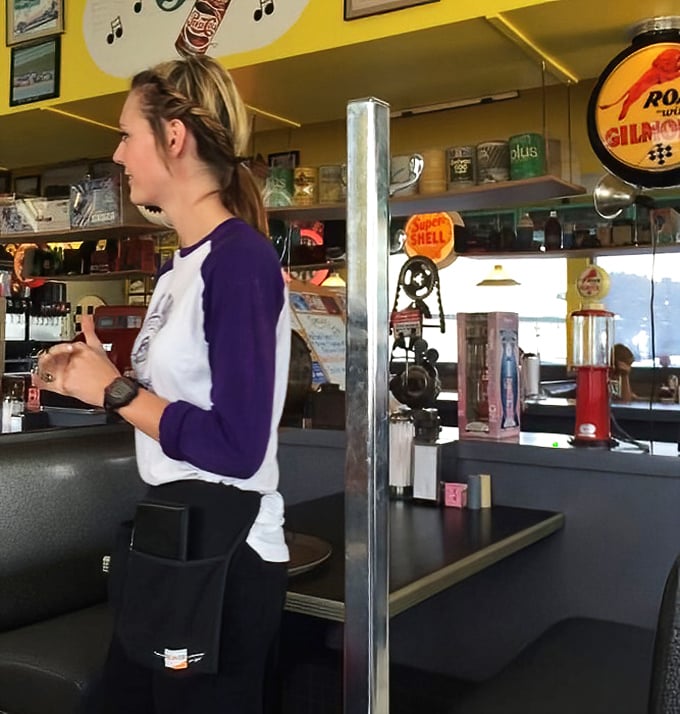 Service with genuine Midwestern warmth—where your coffee cup never reaches empty and conversation flows as freely as the refills.