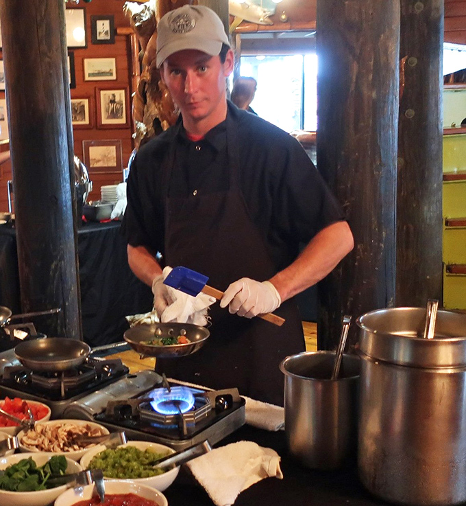 The kitchen staff works their magic, transforming the morning's catch into the afternoon's memories with skill that makes it look deceptively simple.