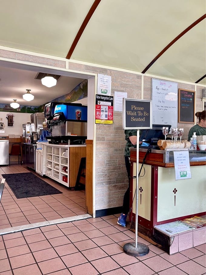 The "Please Wait To Be Seated" sign isn't just a request—it's the gateway to a breakfast experience worth every minute of anticipation.
