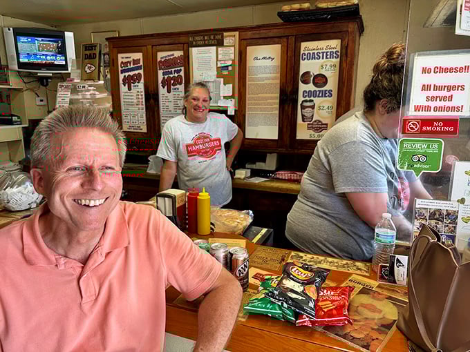 The staff works with the precision of surgeons and the warmth of old friends—they're not just making burgers, they're preserving heritage.