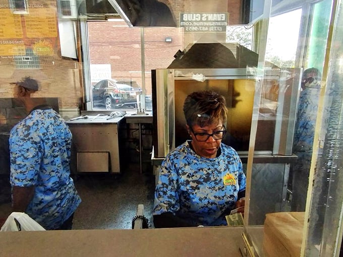 The true heroes of Lem's wear blue uniforms and carry the sacred knowledge of smoke times and sauce ratios.