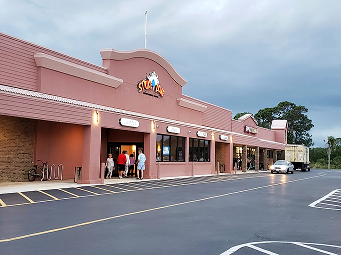 Strike Zone isn't just bowling – it's air-conditioned salvation on scorching Florida afternoons when even the beach feels like nature's broiler.