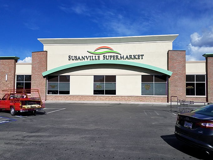 Susanville Supermarket keeps it simple—no need for seventeen varieties of almond milk when you've got the essentials covered right.