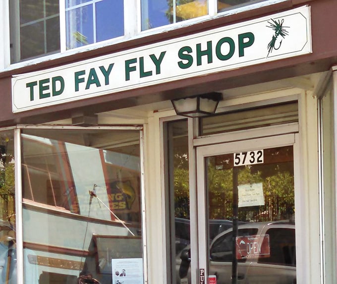 Ted Fay Fly Shop—where fishing stories grow taller and wallets don't get thinner with every visit.