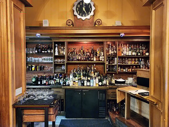A bar stocked so beautifully it deserves its own coffee table book. "Spirits of Cleveland: The Liquid Architecture."