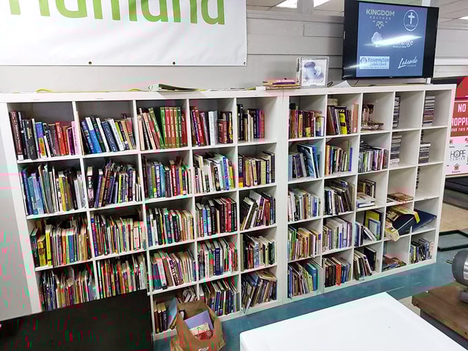 Books stacked like literary adventures waiting to transport readers to worlds both familiar and completely unknown.