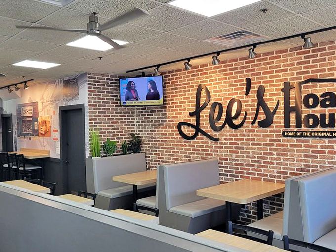 The updated interior shows Lee's evolution while keeping that neighborhood sandwich shop soul intact.
