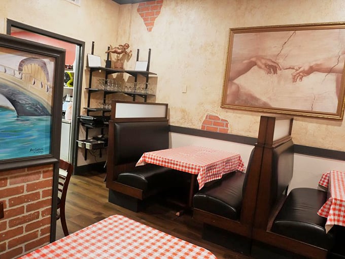 Booth seating that's witnessed more family celebrations than a photo album – and kept all the secrets.