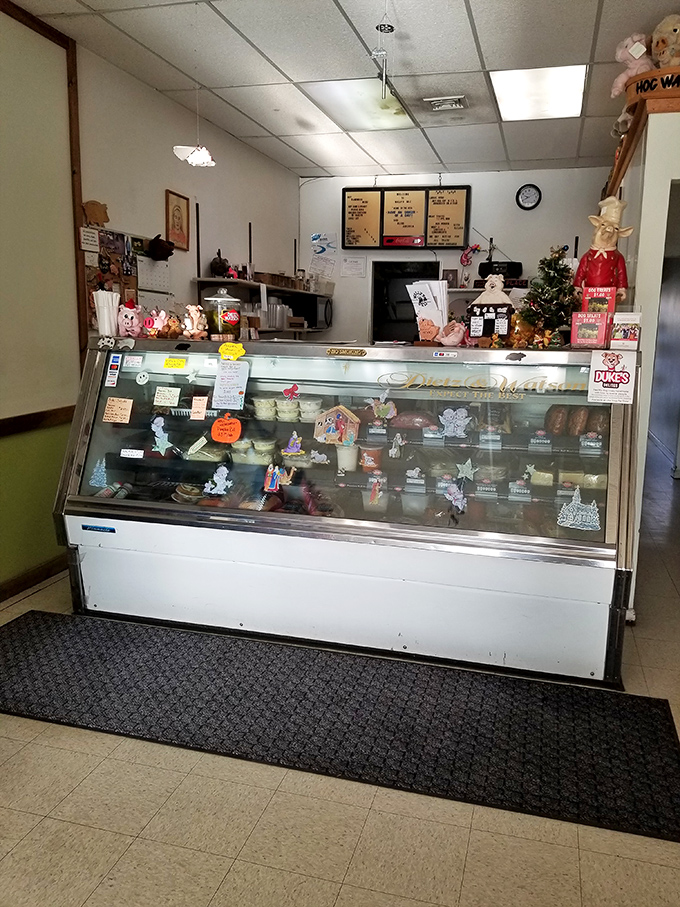 The deli case – where sandwich dreams begin their journey to reality. Behind that glass lies the foundation of Pennsylvania's most coveted lunch.