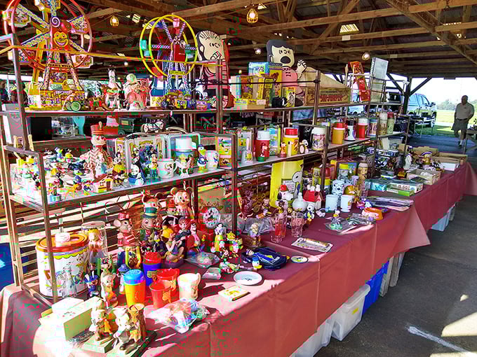 Childhood memories for sale! This colorful carnival of vintage toys proves nostalgia is the most powerful currency at any market.