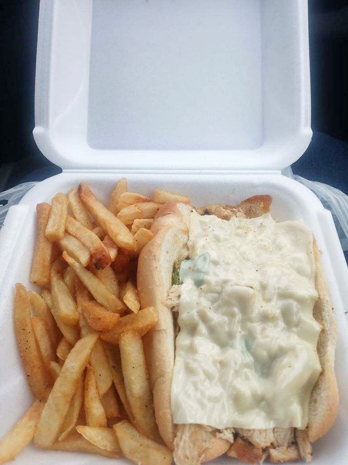 This chicken Philly isn't just a sandwich—it's a masterclass in texture and flavor that makes you wonder why you'd eat anything else.